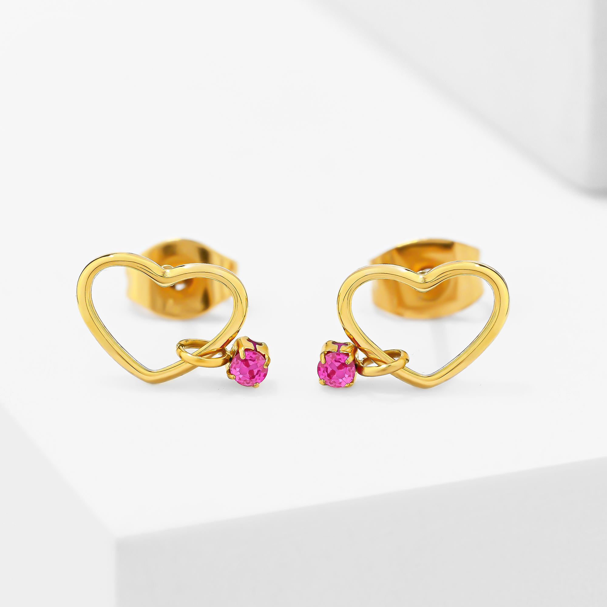 Arete Acero Destello del Corazón – Belle